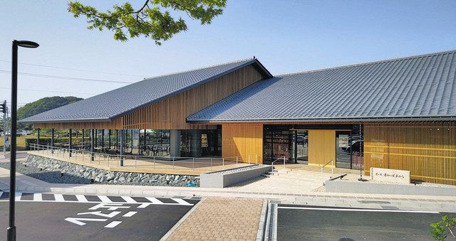 あわら初の道の駅あすオープン グルメ特産品 蓮如の里充実 吉崎の景色に合う瓦屋根日刊県民福井Web