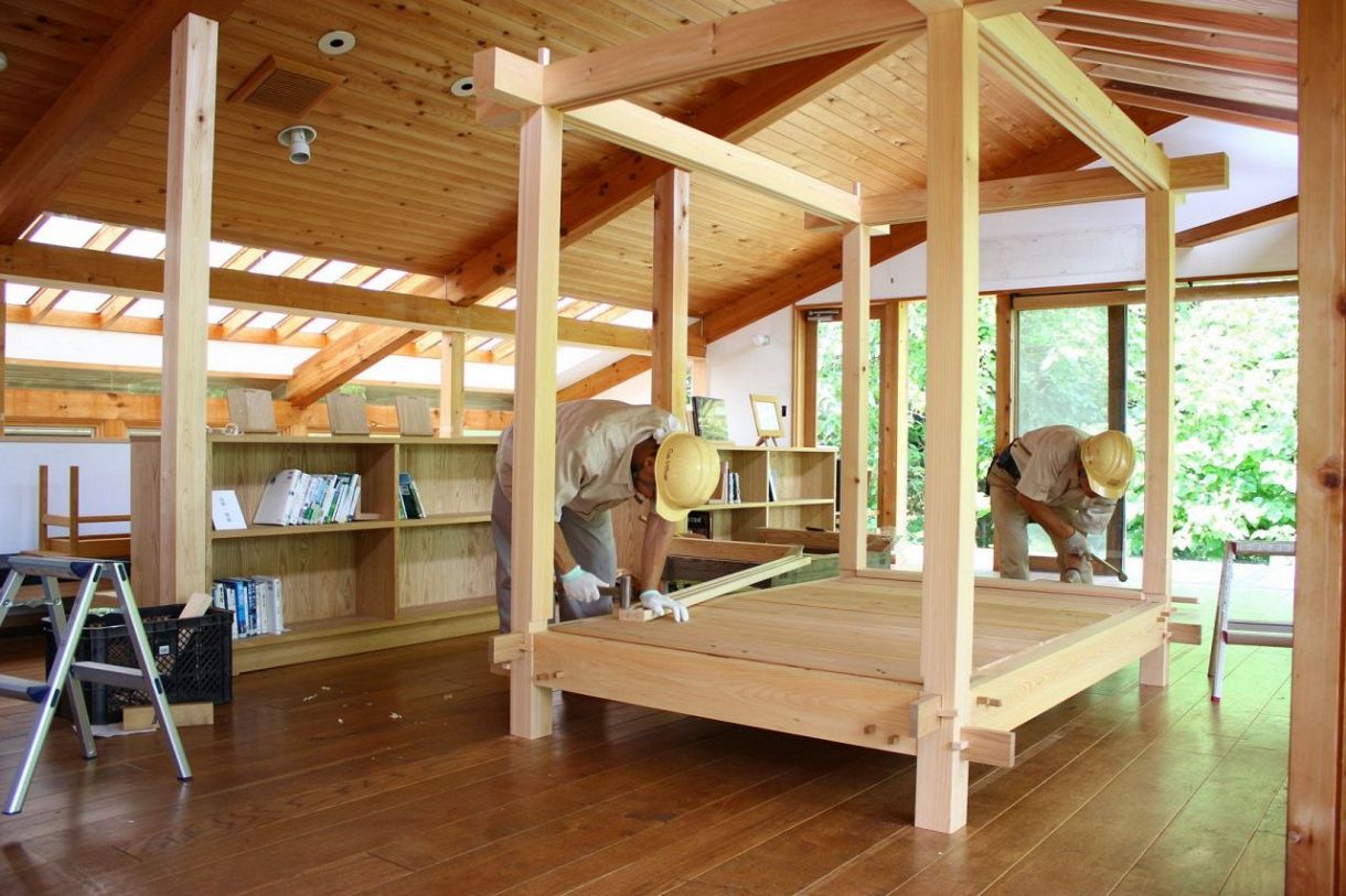 Traditional Japanese "timberwork" technique is attracting attention in Belgium：中日新聞Web