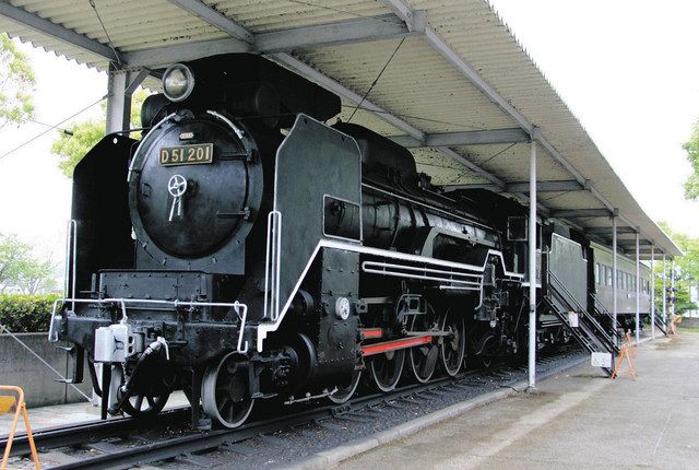 SLや蒲郡駅の歴史たどる 市博物館でD51設置50年記念企画展：中日新聞Web