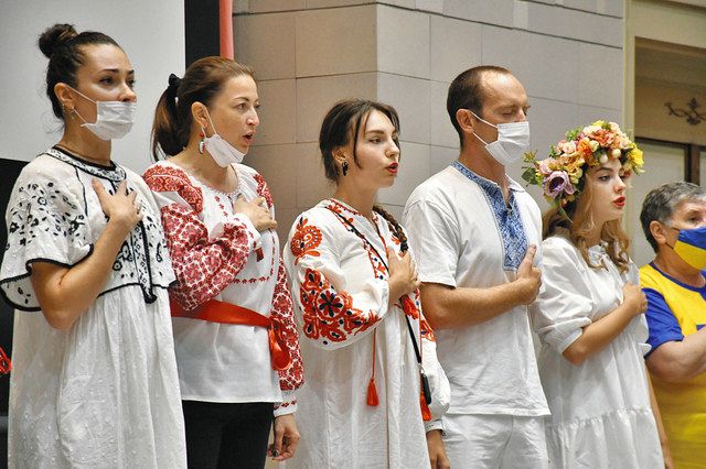 ウクライナ踊り奏で歌う 祖国思い、名古屋市公館でイベント：中日新聞web