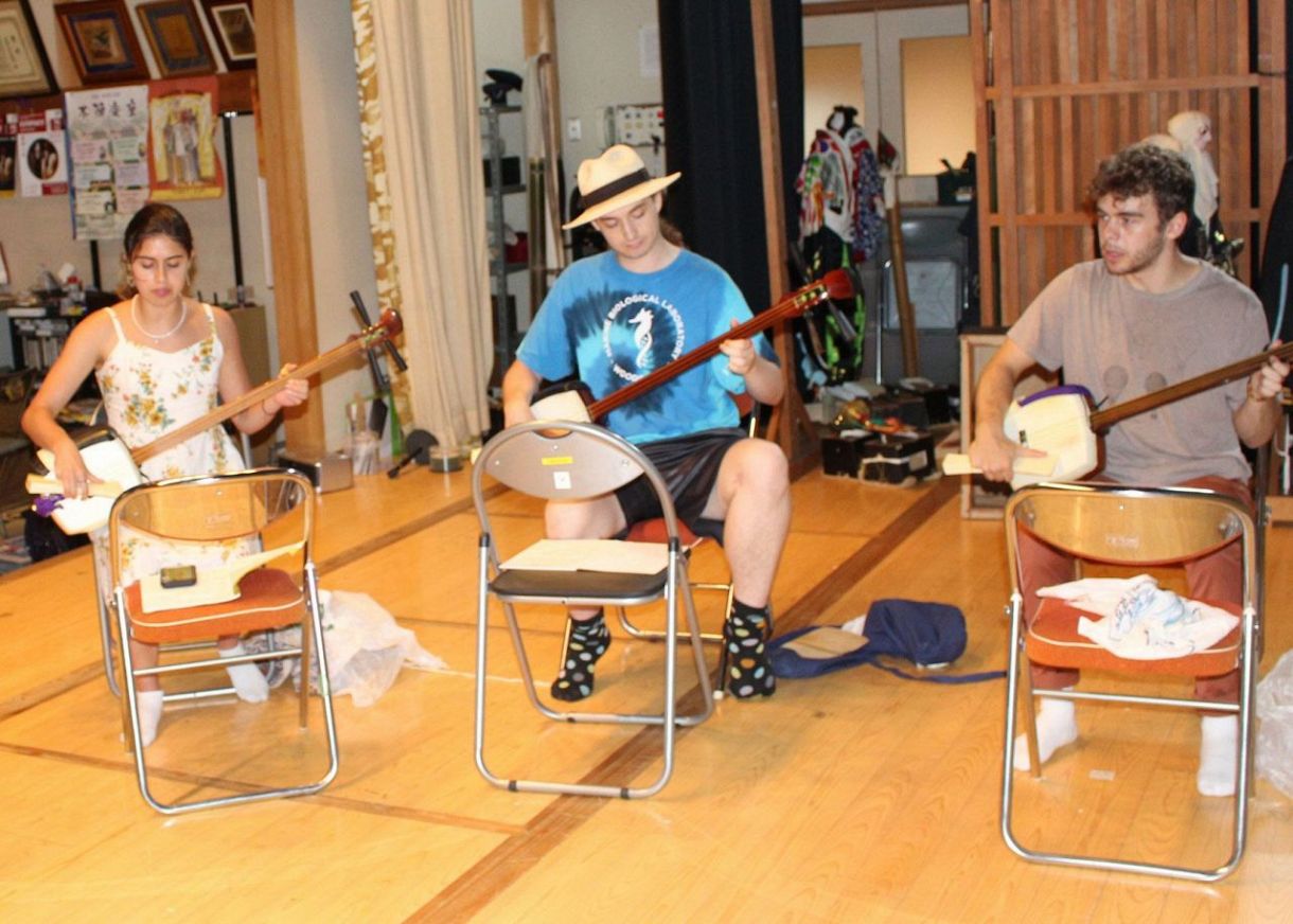 American University Students Practice Traditional Ningyo Joruri (Puppet ...