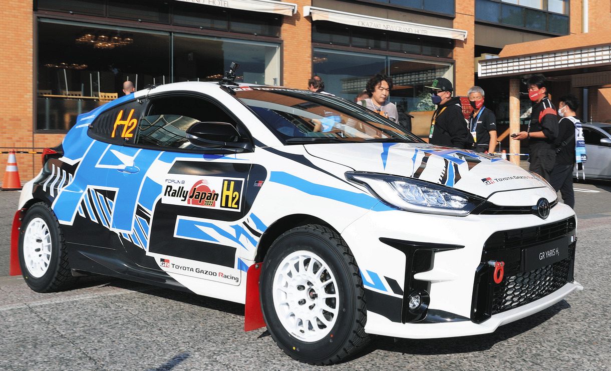 「トヨタ・GRヤリス・ラリー2コンセプト」を世界初披露！水素エンジン「GRヤリスH2コンセプト」のデモランも：中日スポーツ・東京中日スポーツ