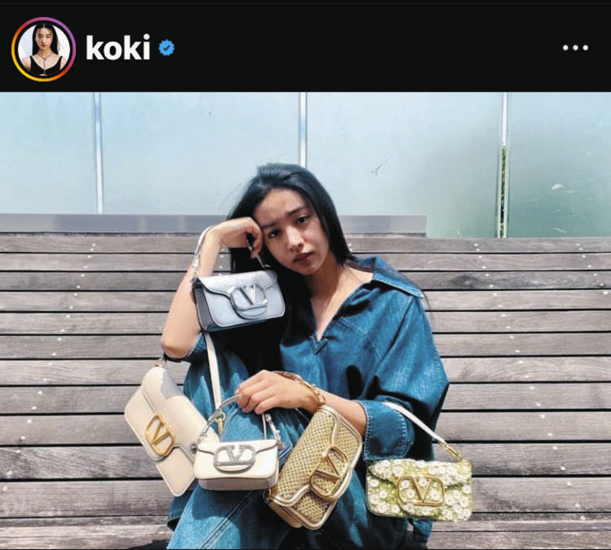 Koki，ヴァレンティノづくし【写真】：中日スポーツ・東京中日スポーツ