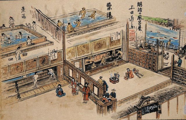 明治の銭湯など彦根の風景再現 上田道三の作品展示、彦根城博物館で8日から:中日新聞web