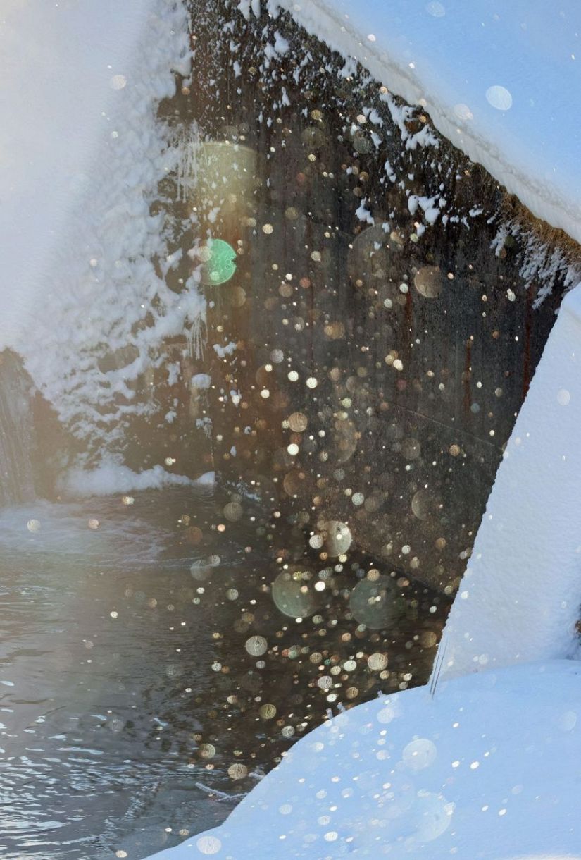 Diamond Dust Phenomenon Seen in Takayama City, Gifu Prefecture, Japan ...