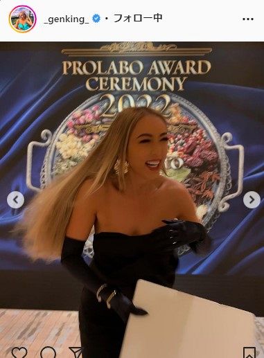 美しすぎるGENKING、胸元あらわシックなドレス姿に「マネキンかと、どんどん綺麗に…」フォロワー絶賛の声：中日スポーツ・東京中日スポーツ