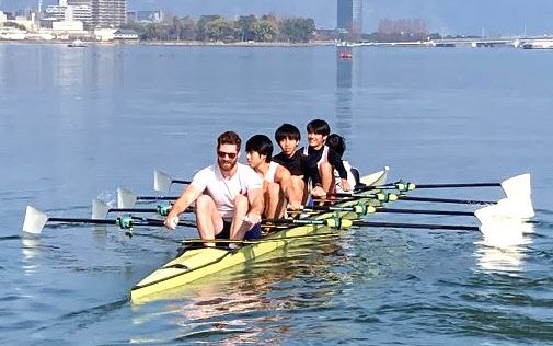 Shiga Junior High and High School Rowing Club Members Interacted with ...