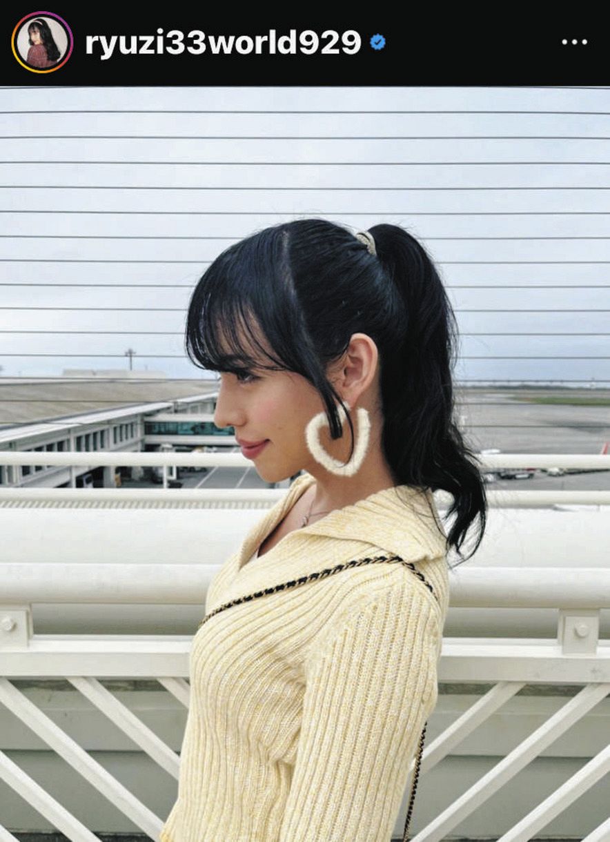 【写真】ryuchell「ポニーテールも似合うわたし」：中日スポーツ・東京中日スポーツ