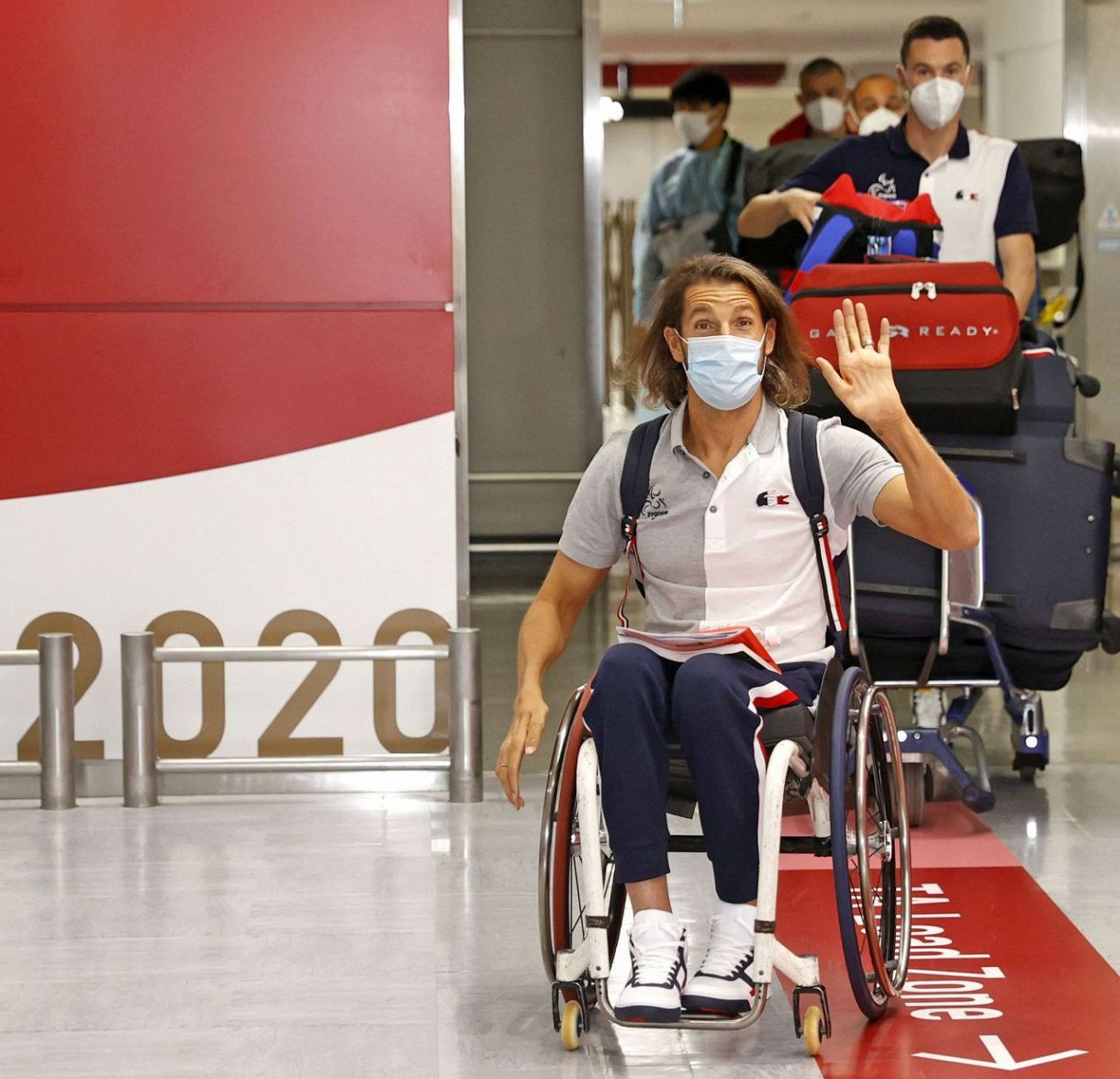 French swimmers 1st to arrive in Japan for Paralympics：中日新聞Web