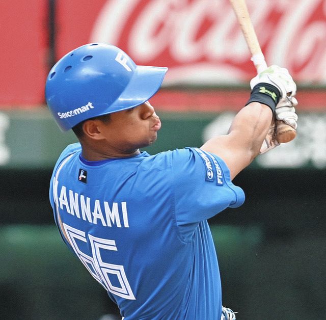 万波中正が両リーグ1番乗りで2ケタ10本塁打到達 最近10試合で5本目と量産態勢に【日本ハム】:中日スポーツ・東京中日スポーツ