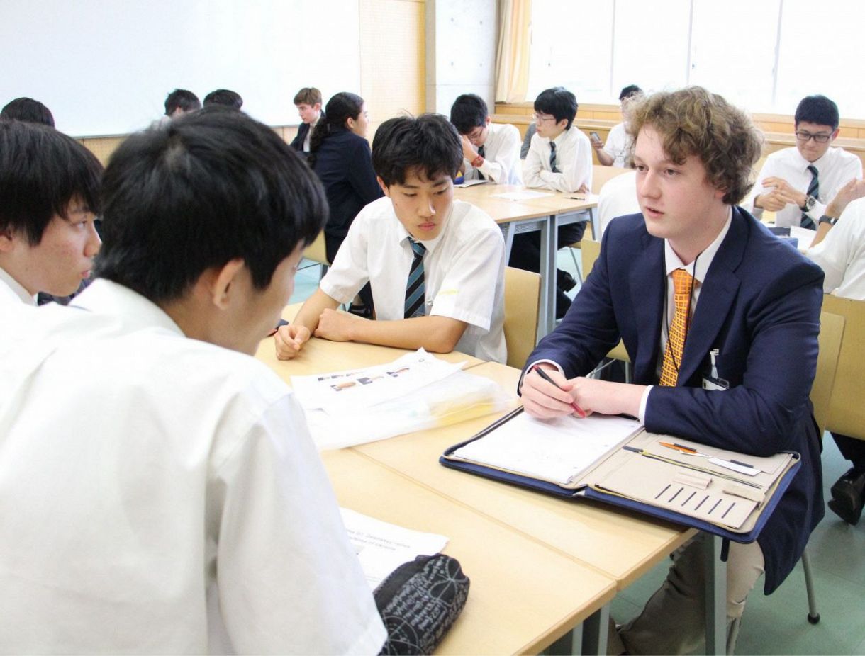 Japanese and American High School Students Discuss in English：中日新聞Web
