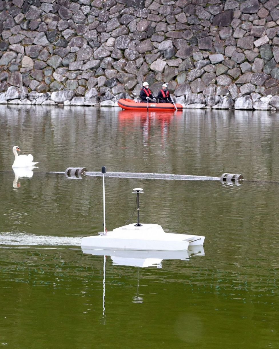 Project to purify the water quality of the moat at Nagoya Castle is ...