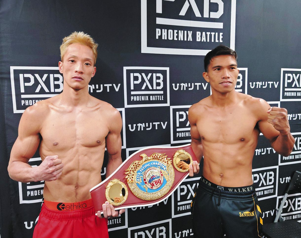 WBO・AP王座決定戦は中嶋一輝が前日計量クリア「絶対にKO…できれば早く決めたい」【ボクシング】：中日スポーツ・東京中日スポーツ