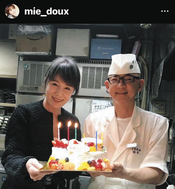 【写真】未唯mie、弟と65歳誕生会で笑顔：中日スポーツ・東京中日スポーツ