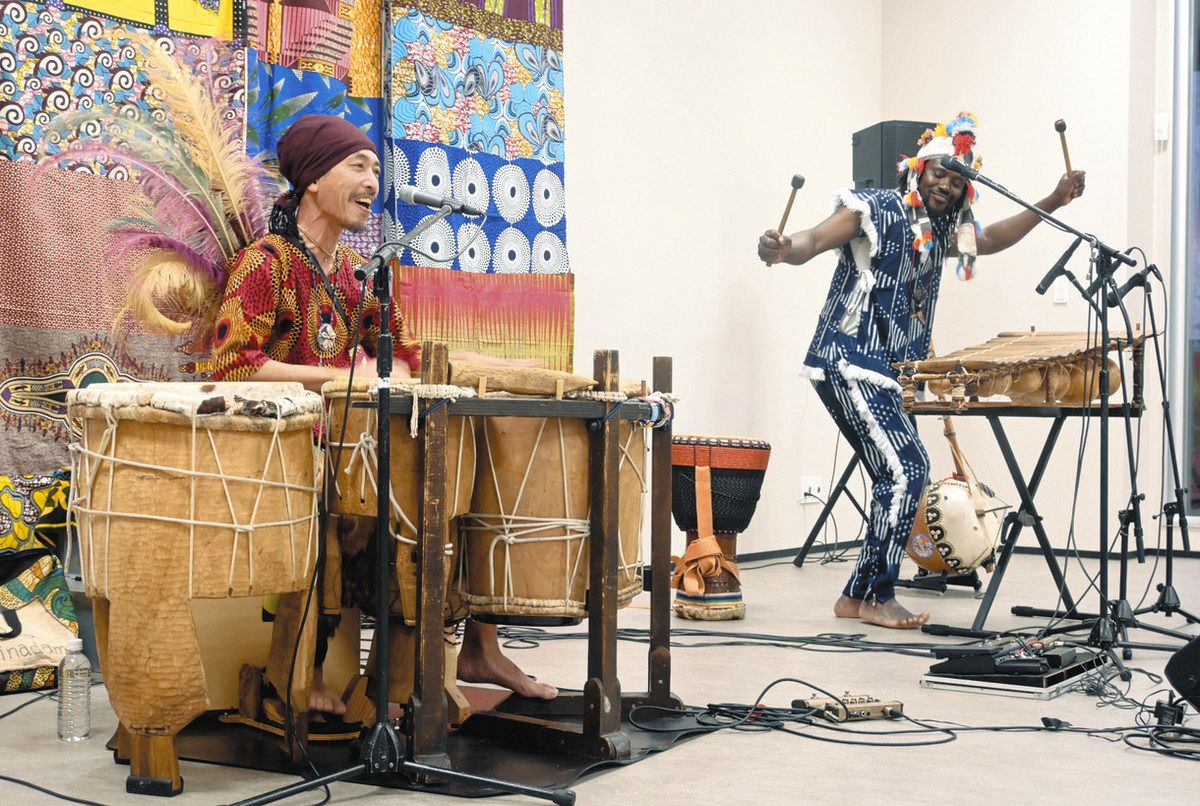 アフリカの音色 楽しむ 福井楽器6種類のコンサート：日刊県民福井Web