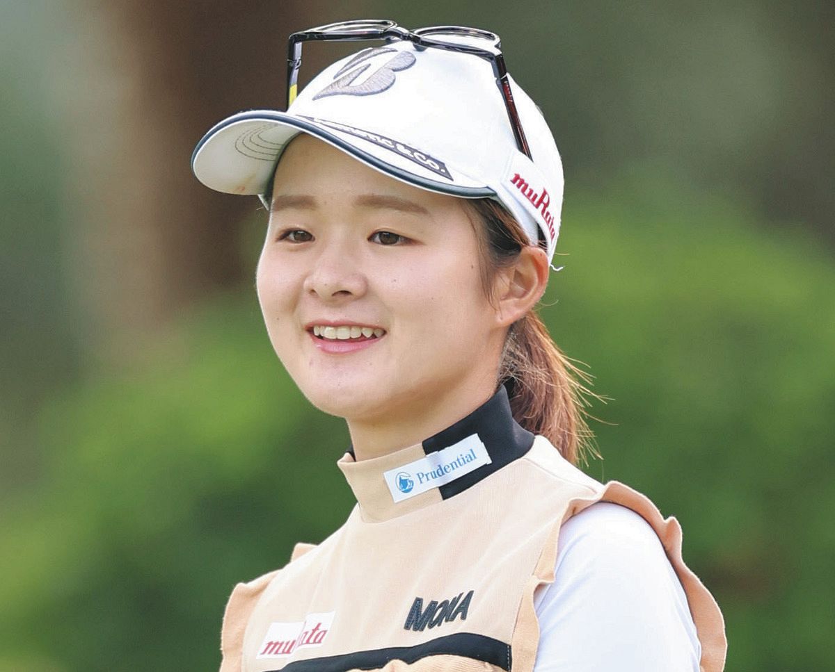 川崎春花『久しぶり』のノーボギーで5位 不動裕理と初めての同組に「すごく回りやすい」【女子ゴルフ】：中日スポーツ・東京中日スポーツ