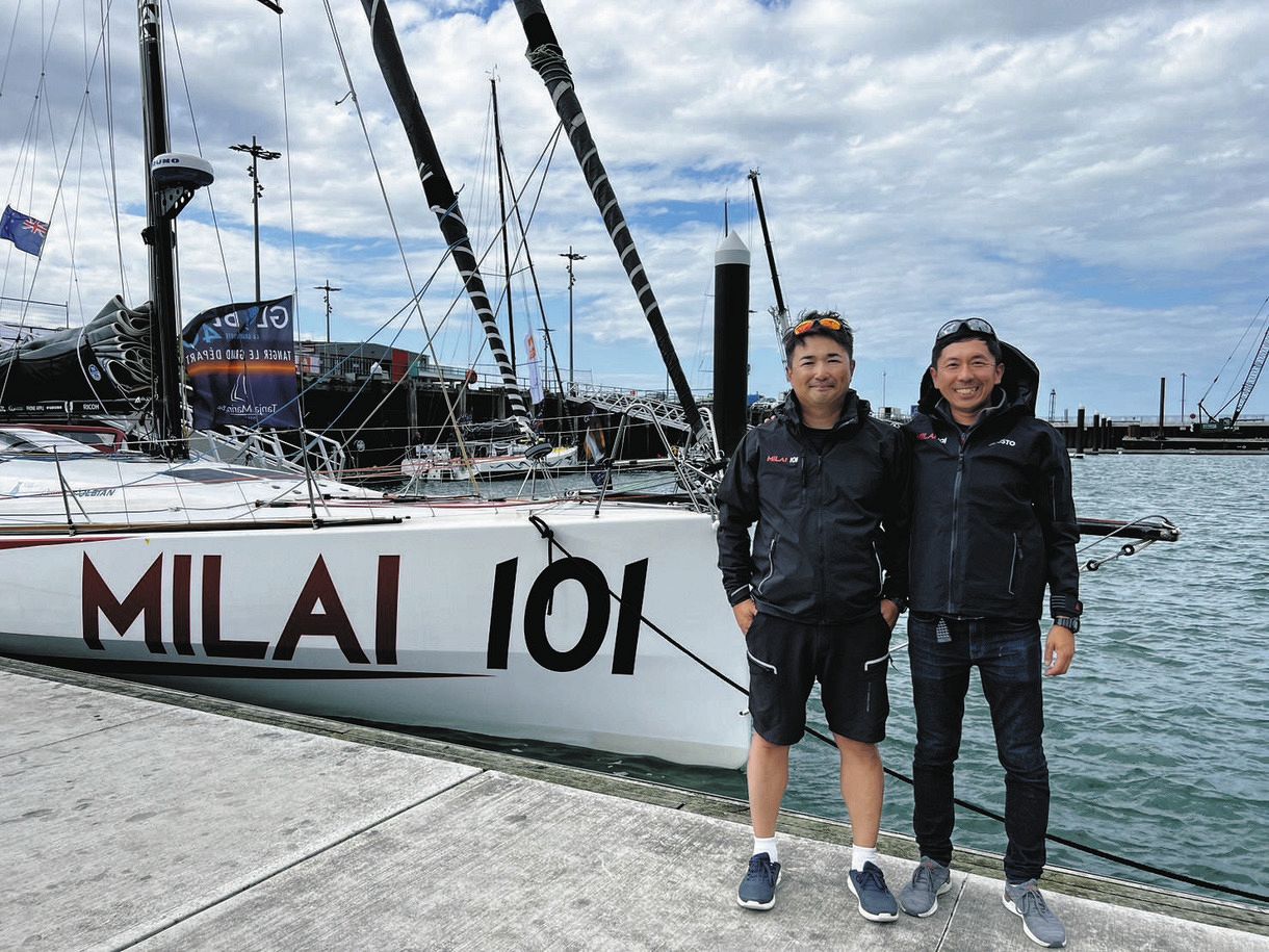 鈴木晶友「ベストを尽くす！」 中川紘司と第4区間スタート 2人乗り世界一周ヨットレース『グローブ40』：中日スポーツ・東京中日スポーツ