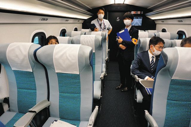 リニア「L0系」、報道向け試乗会 山梨実験センター：中日新聞しずおかWeb