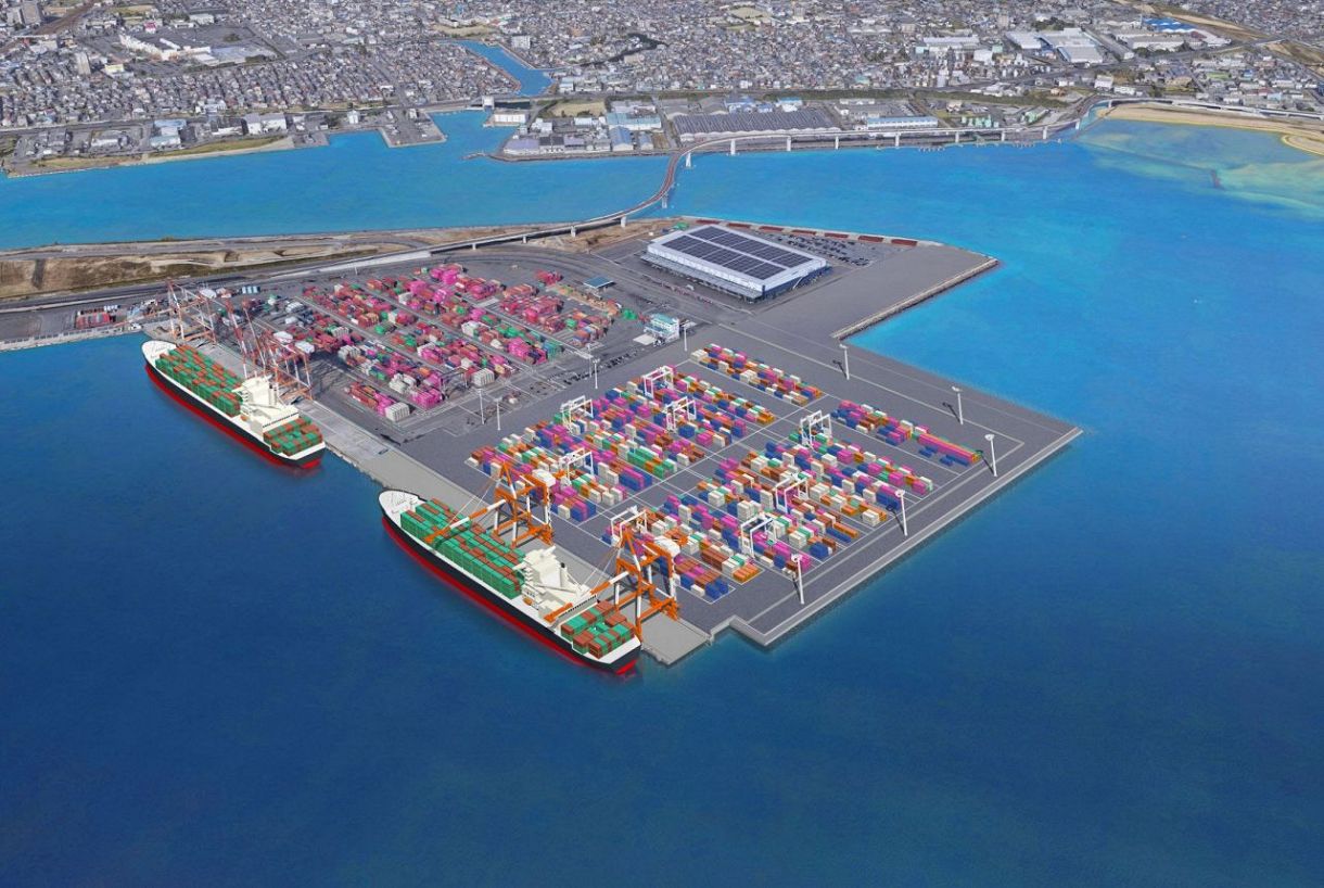 International Logistics Terminal to be Built in Yokkaichi Port：中日新聞Web