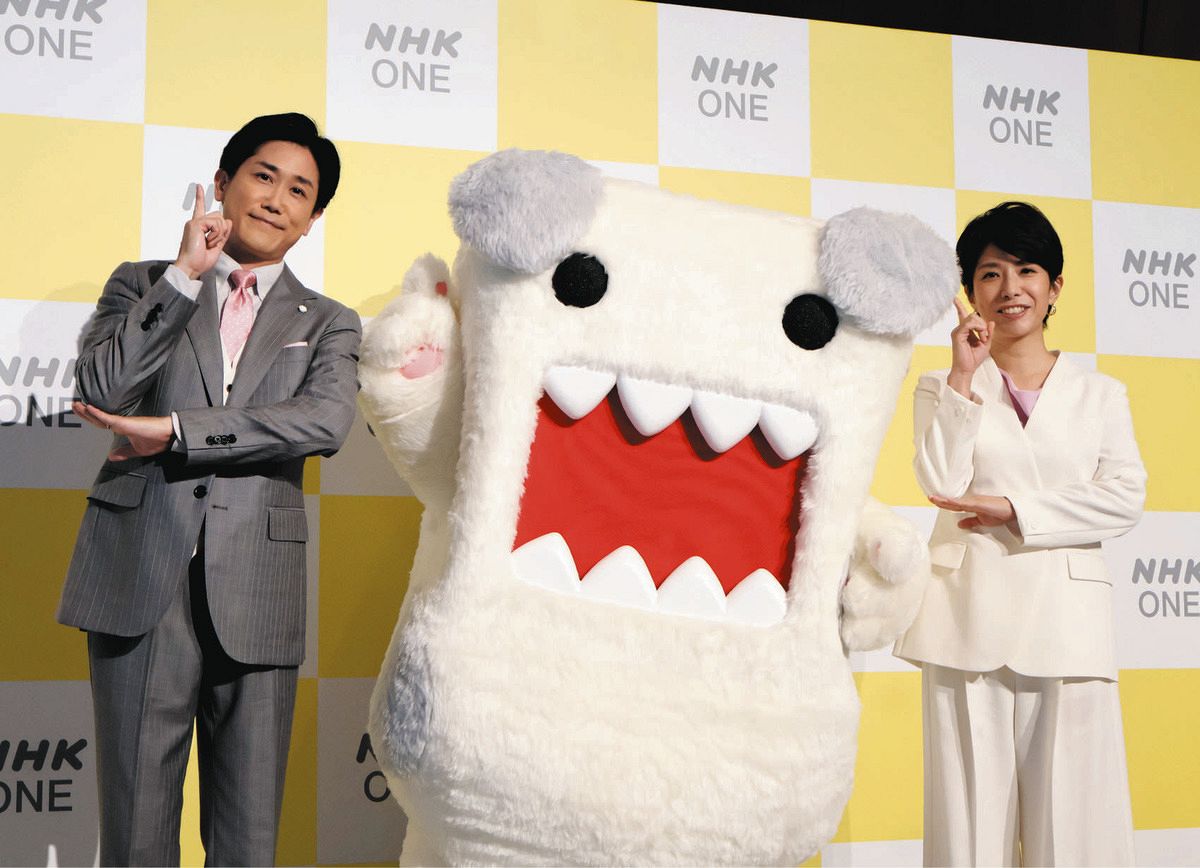 NHKの定例会見で「NHK ONEどーもくん」お披露目「どーもくんにはなかった尻尾があるんです！」：中日スポーツ・東京中日スポーツ
