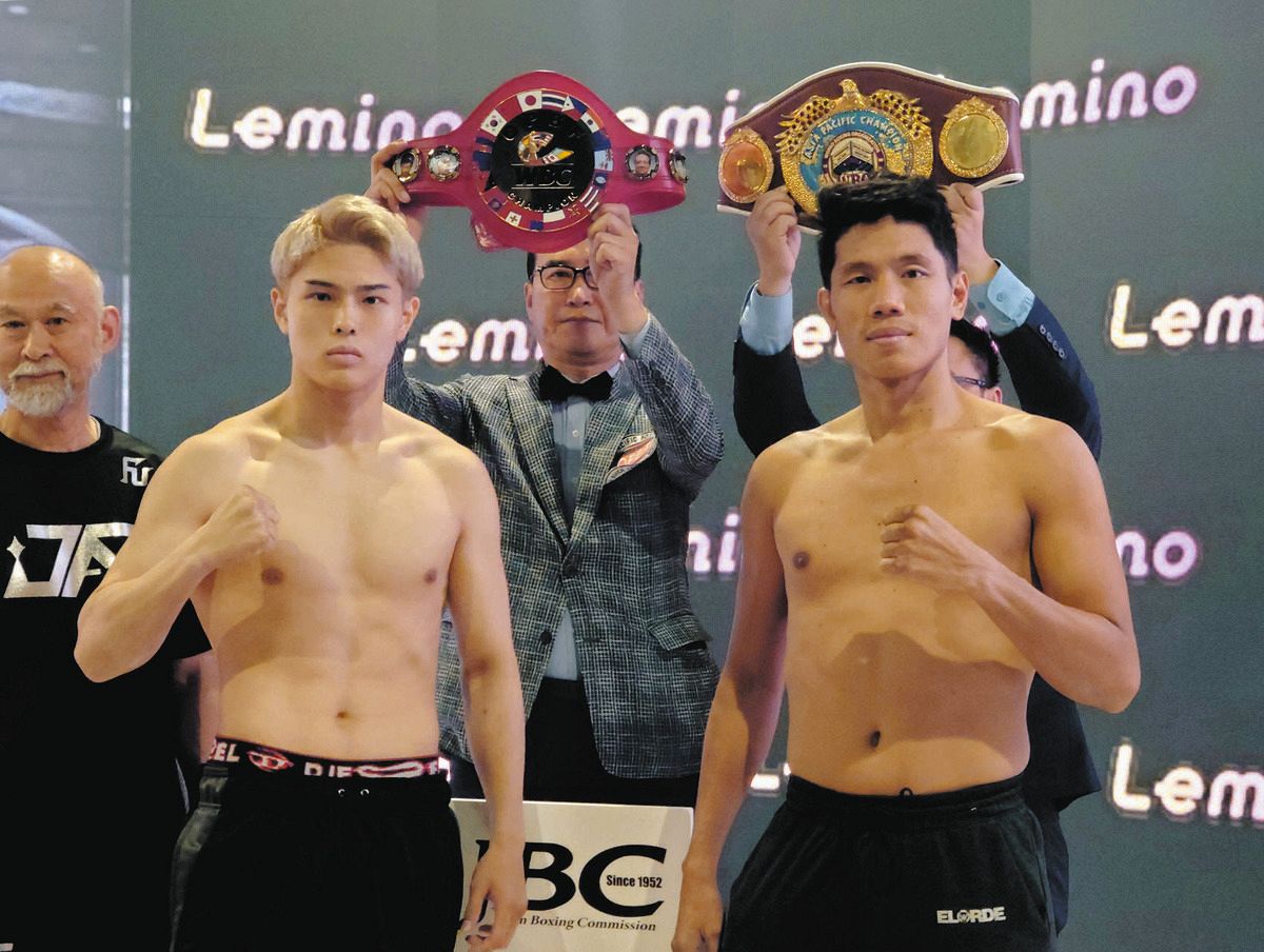 【ボクシング】佐々木尽がWBOAP防衛戦計量クリア「目標は3回以内」早期KO宣言 視線は世界戦へ：中日スポーツ・東京中日スポーツ