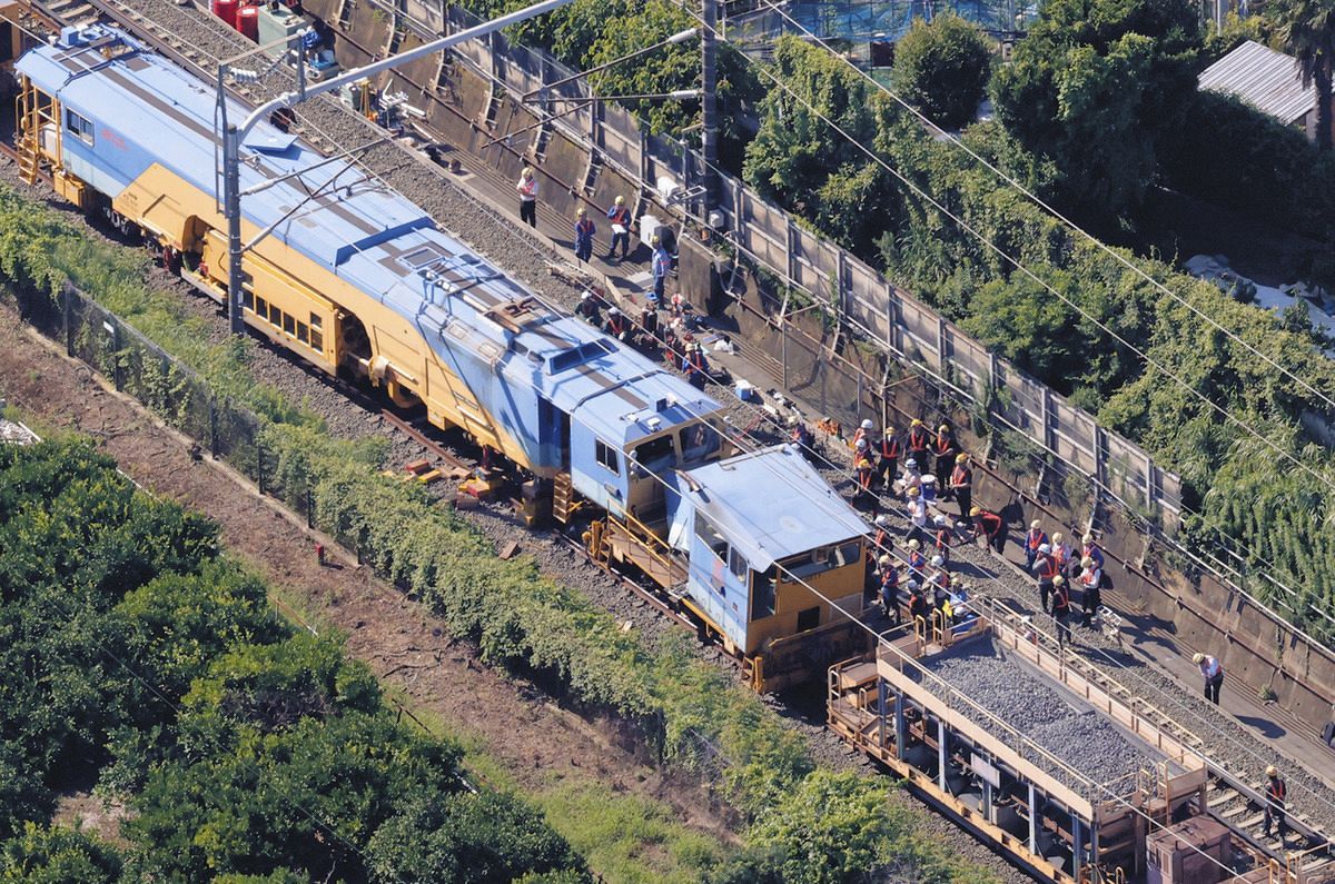 東海道新幹線、名古屋駅－浜松駅間で終日運転取り止め 保守車両が衝突し脱線：中日新聞Web