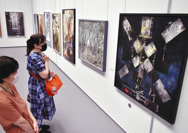 日本画並ぶ新日春展 名古屋で初の巡回展：中日新聞Web