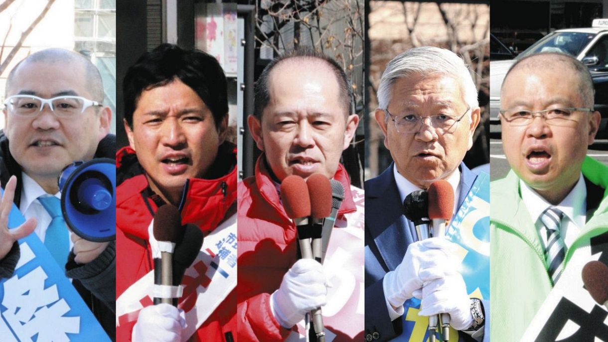 松本市長選に現新5人立候補 「松本パルコ」の後利用など争点:中日新聞web
