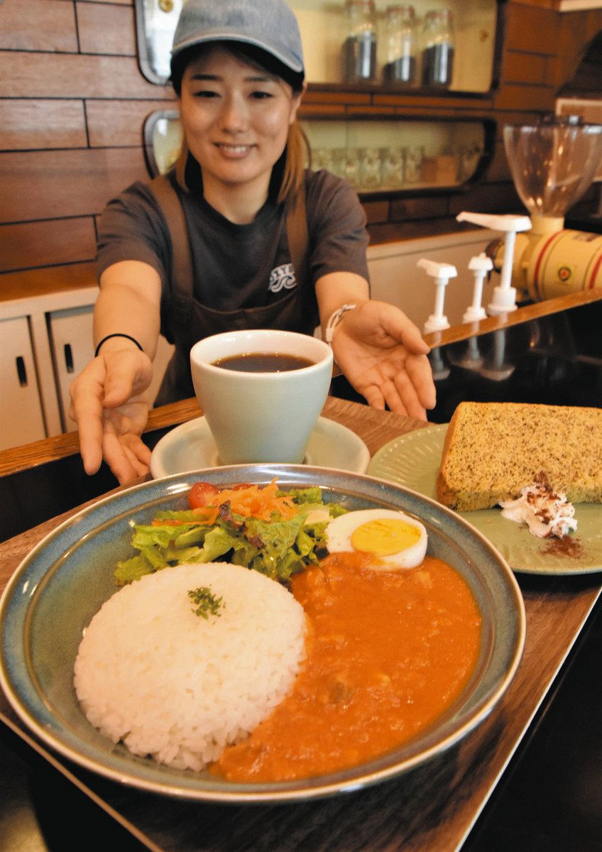 ＜うんまいもんひだ＞飛騨市河合のHIGH TIME COFFEE 「バターチキンカレー」：中日新聞Web