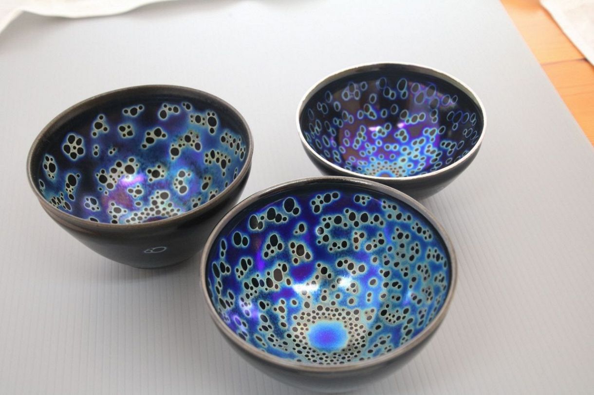 Yohhen-Tenmoku was developed by a potter in Gifu Prefecture：中日新聞Web