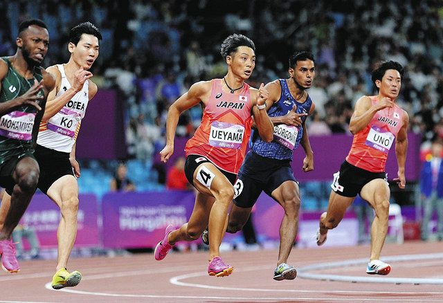 〈アジア大会〉陸上男子200、松阪出身の上山紘輝が金 陸上日本勢1号！：中日新聞Web