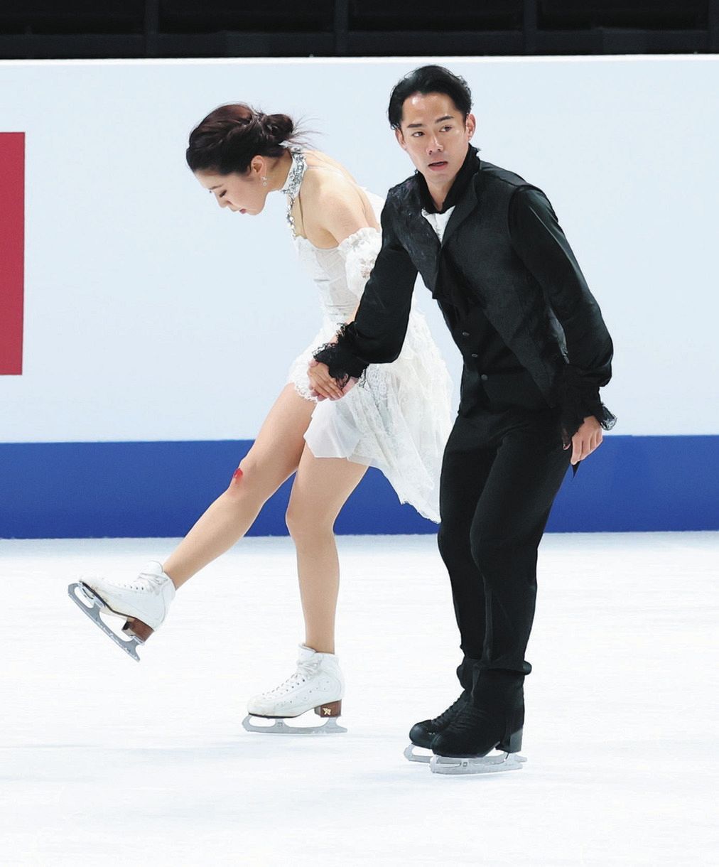 村元哉中&高橋大輔「かなだい」がフリーへ向け最終調整 村元の右ひざから出血もすぐに対処【フィギュア世界選手権】:中日スポーツ・東京中日スポーツ