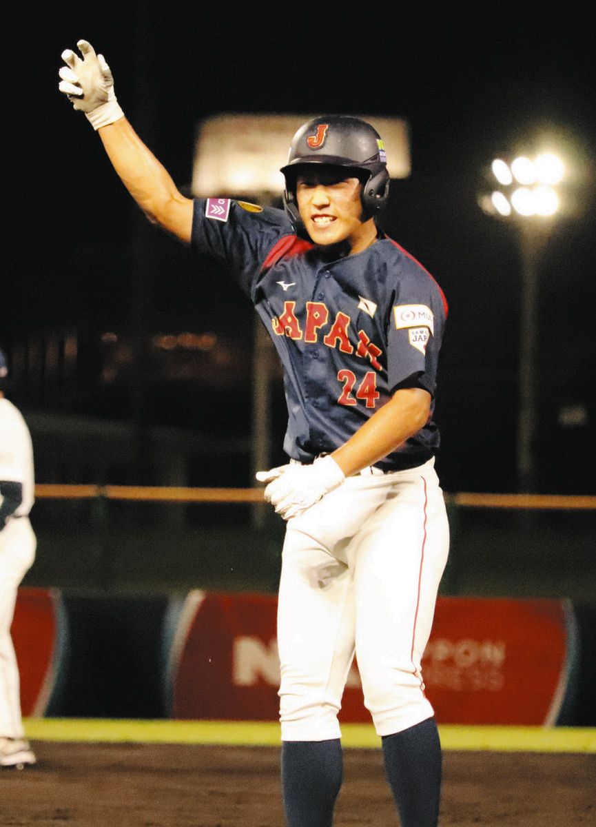 米国戦劇勝呼んだ「慎太郎の12球」 タイブレークの先頭打者で粘って四球出塁「ボールがめちゃくちゃ見えていた」大量得点導く【U18W杯】：中日スポーツ・東京中日スポーツ