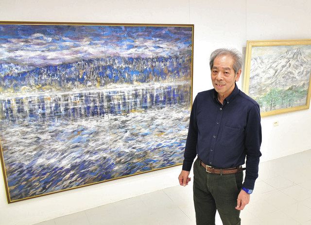 風景や花を題材に日本画、水彩画 名古屋で近藤さん個展：中日新聞Web