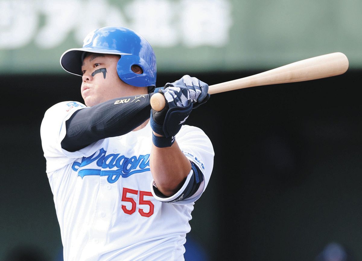 中日・細川成也、「6番・ライト」スタメンでチャンスを広げる二塁打「1本出たのは良かった。しっかり調整していきたい」:中日スポーツ・東京中日スポーツ