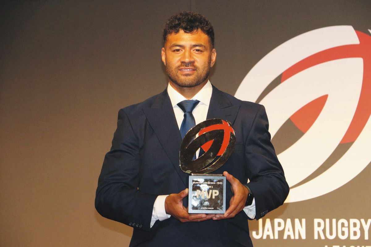 MVPに初優勝BL東京のモウンガ 早くも連覇へ決意「勝ちたいなら進化し続けないと」【ラグビーリーグワン】：中日スポーツ・東京中日スポーツ