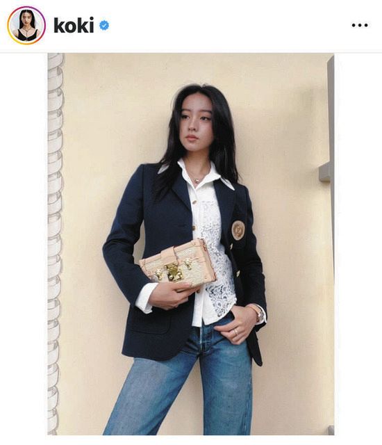 【写真】Koki，のジャケットコーデ：中日スポーツ・東京中日スポーツ