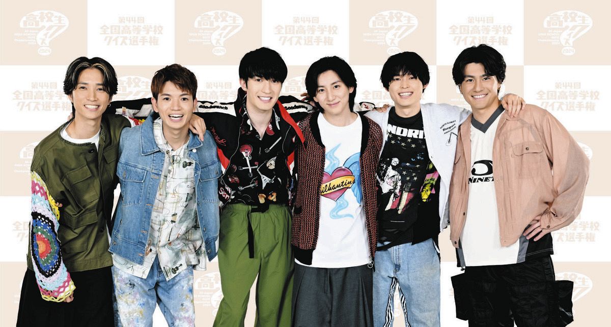 SixTONES、『高校生クイズ2024』パーソナリティーに かまいたち、指原莉乃とともに盛り上げ「青春の1ページに関われてうれしい」：中日スポーツ・東京中日スポーツ