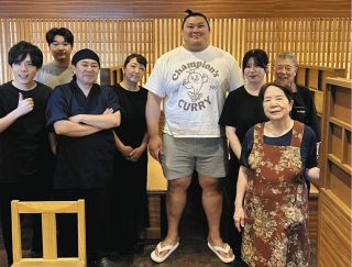 大の里関、今夏も愛知・長久手の老舗ウナギ店へ　ひつまぶしや白焼きぺろり