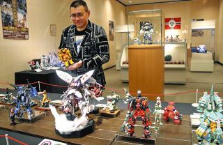 ガンプラ こだわり追求　加賀市美術館 モデラー・北出さん展示